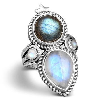 Handmade Moon Rings – Boho Magic Jewelry